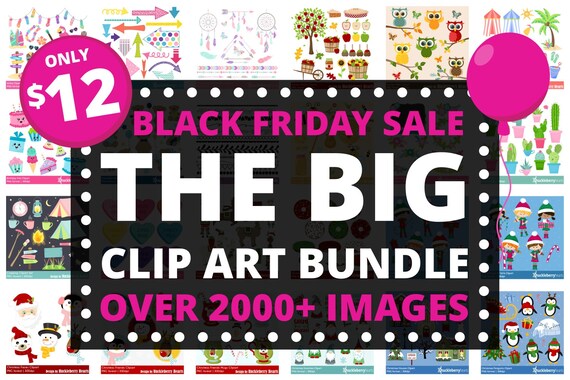 Clipart Bundle Printable Small Commercial Use | Etsy