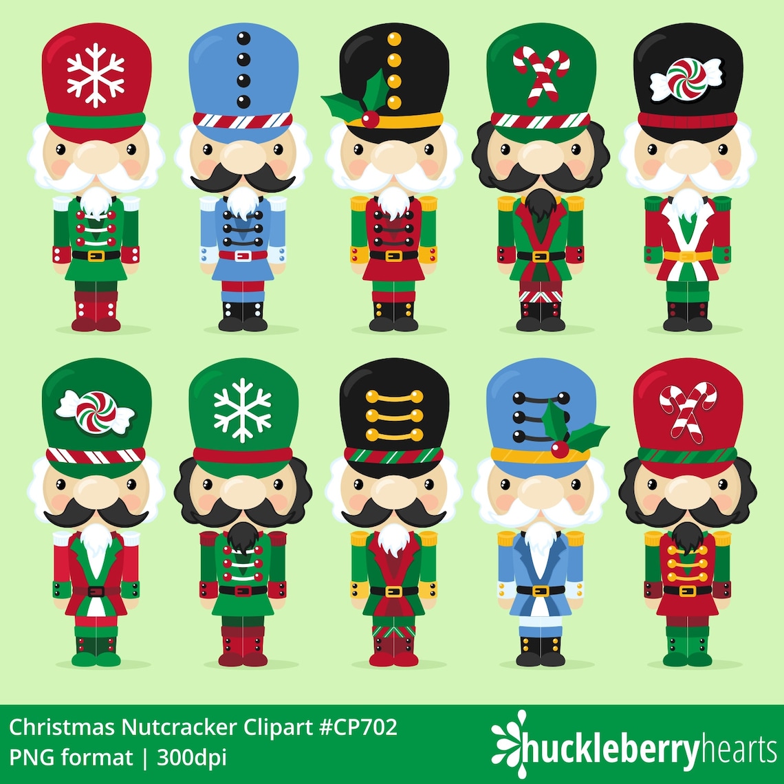 Christmas Clipart Nutcracker Clipart Christmas Nutcrackers | Etsy