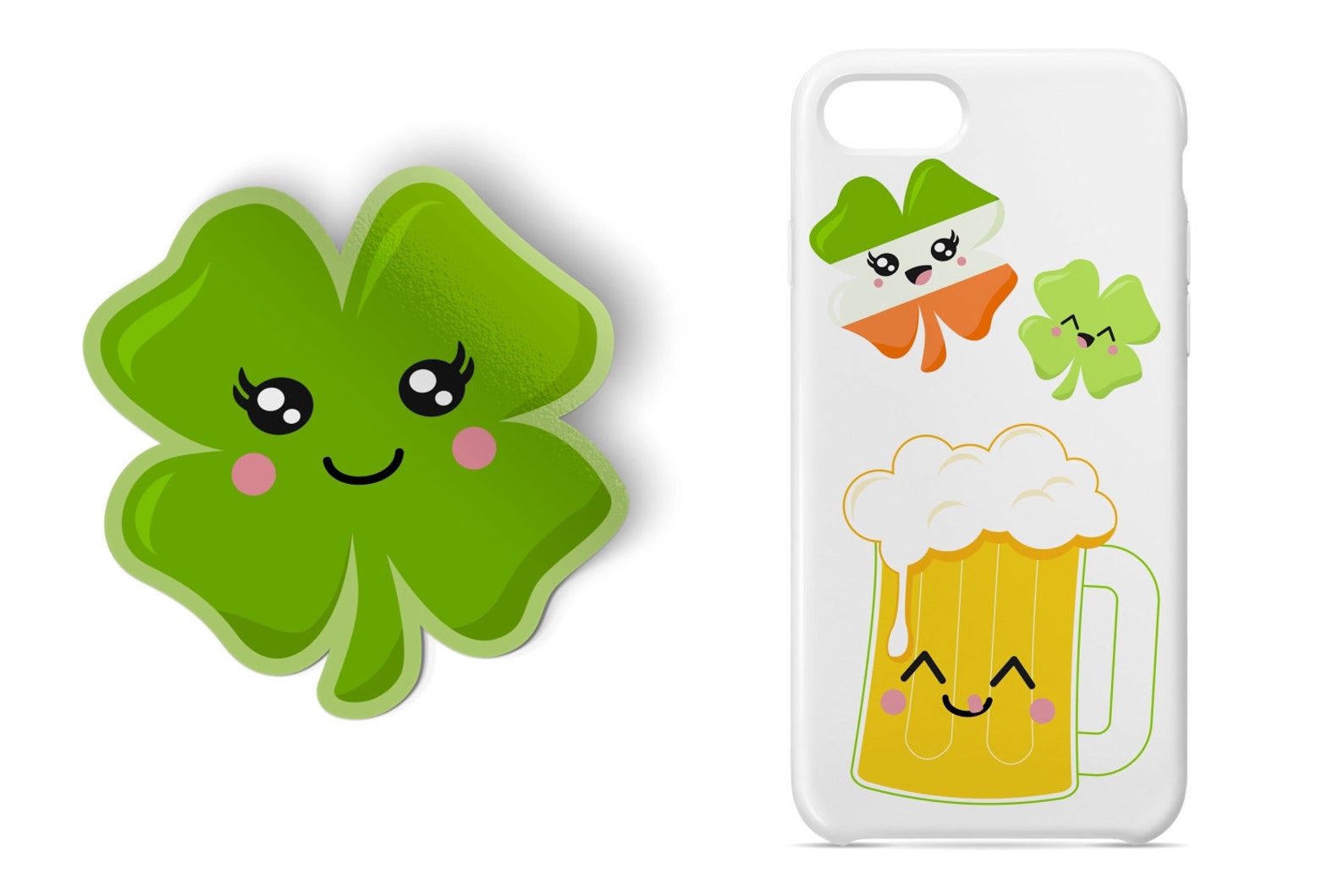 St Patricks Day Clipart Shamrock SVG Shamrock Clipart - Etsy