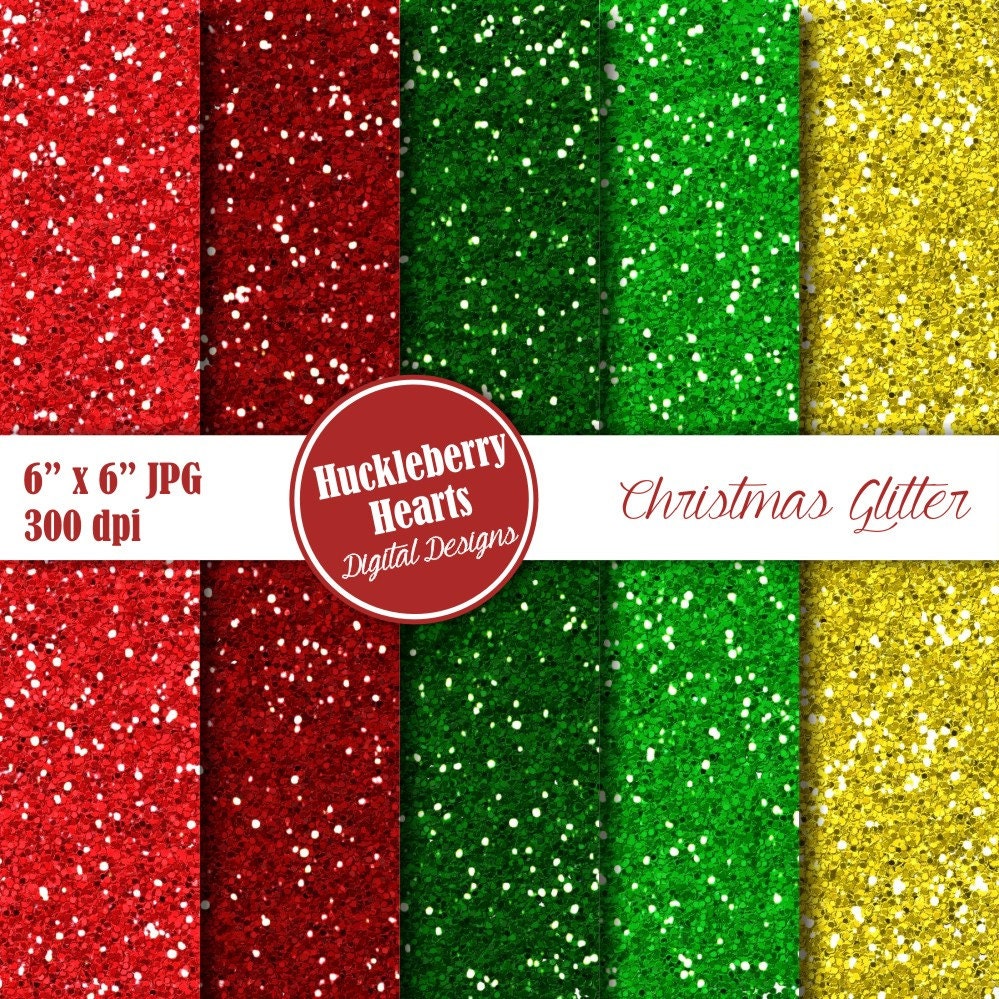 Digital Glitter Paper Christmas Glitter Paper Glitter Paper - Etsy