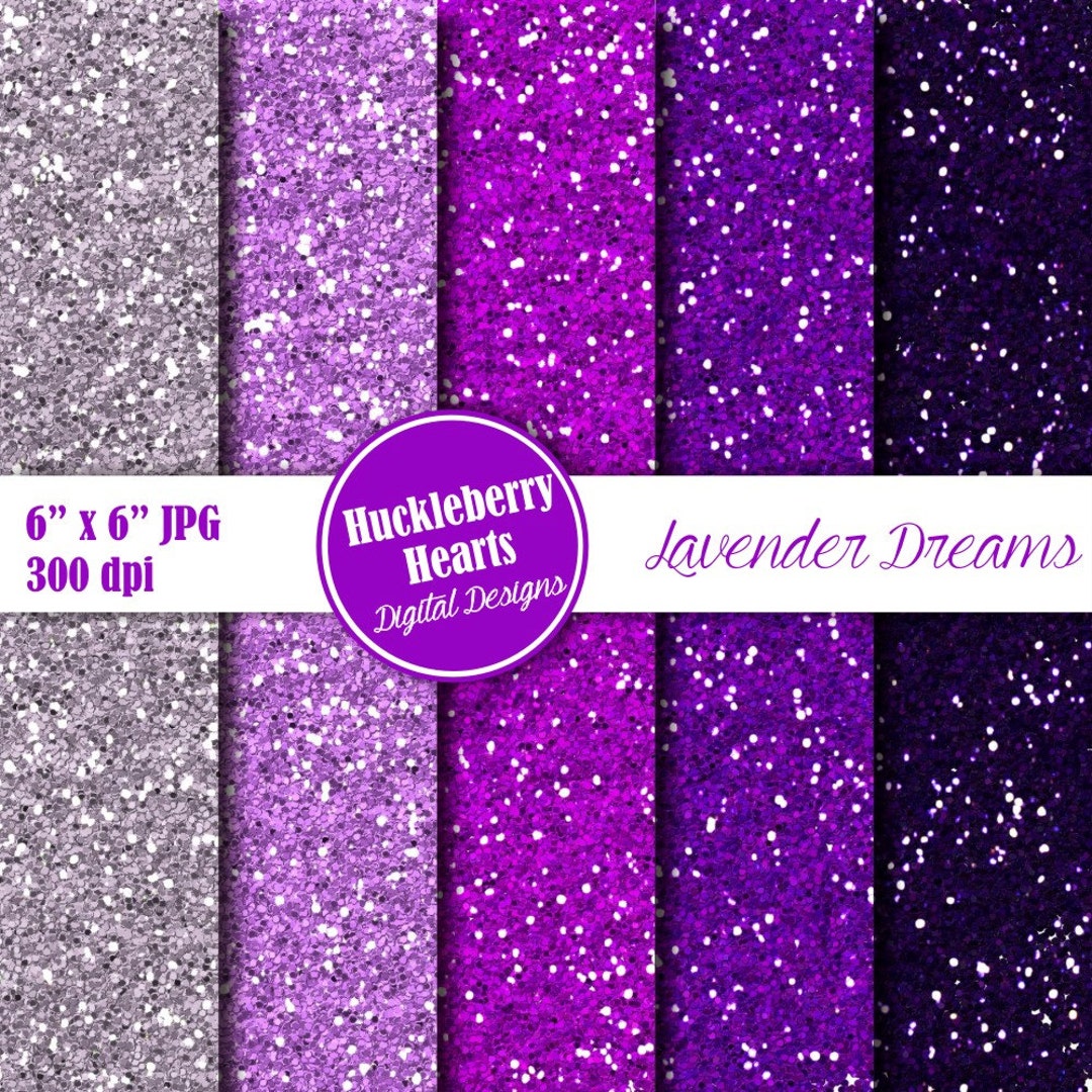 Purple Glitter Texture