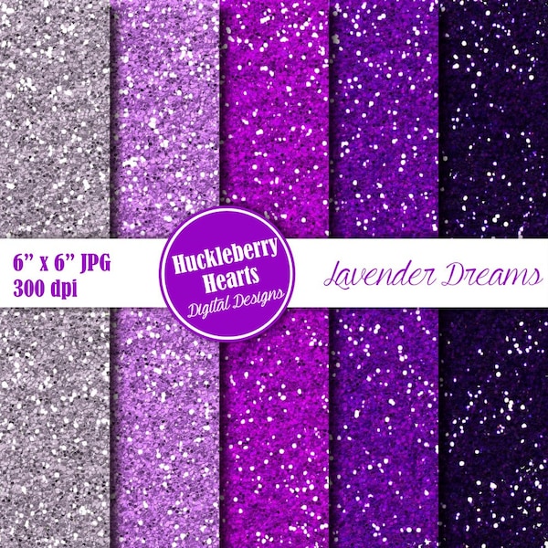Lavender Glitter - Etsy