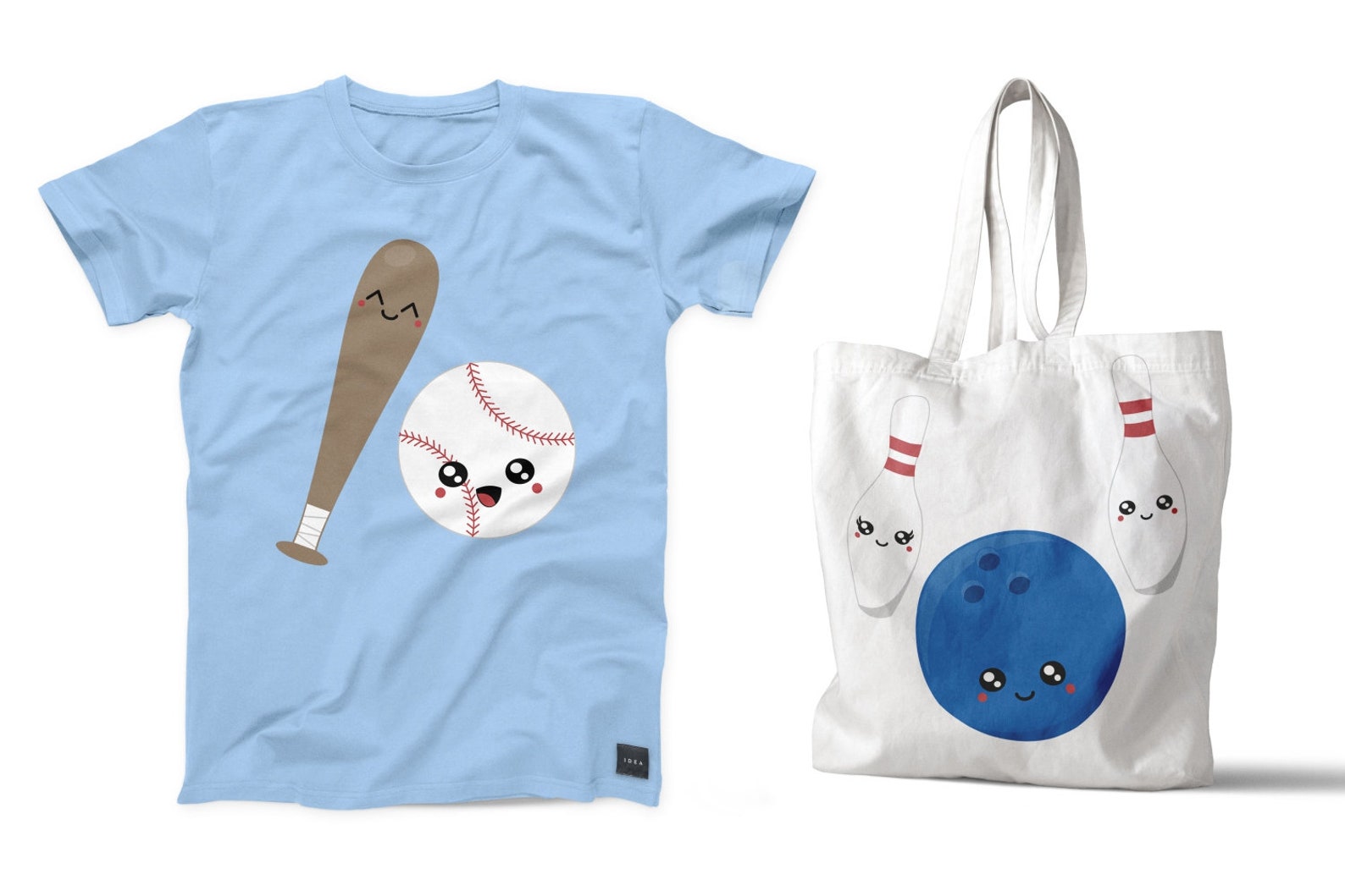 Kawaii Sports Clipart Sports Clip Art Sports Svg Cute - Etsy