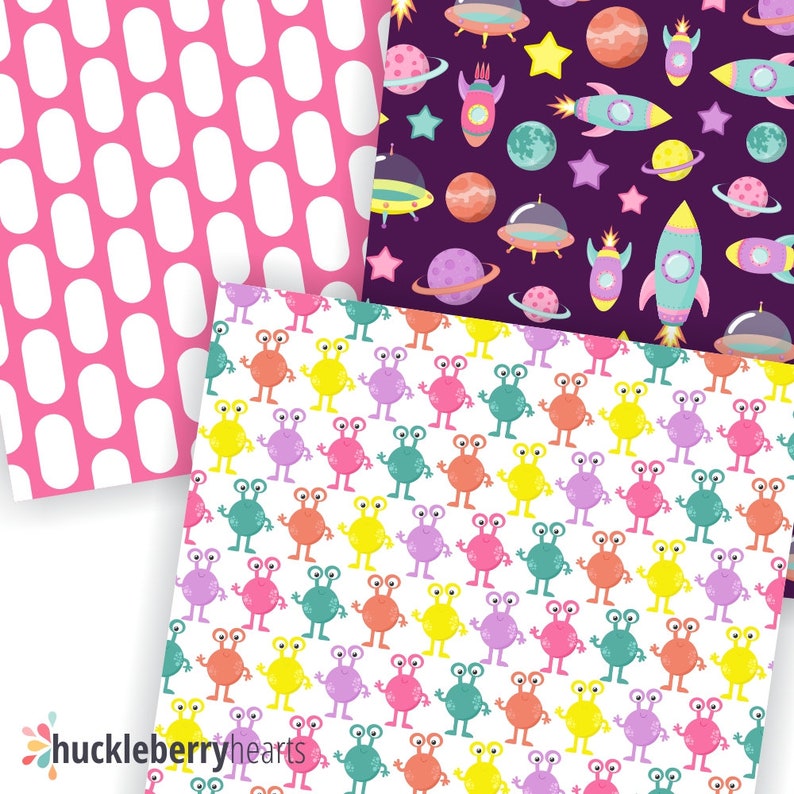 Outer Space Paper Outer Space Patterns Printable Commercial - Etsy ...