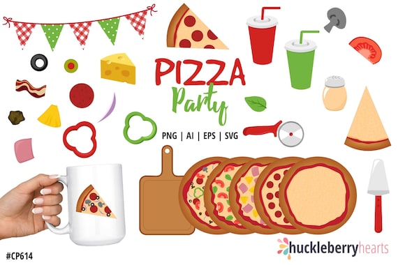 Clip Art Pizza Party