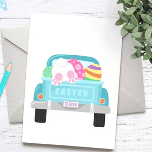 Easter Clipart, Easter SVG, Easter Trucks Clipart, Easter Truck SVG ...