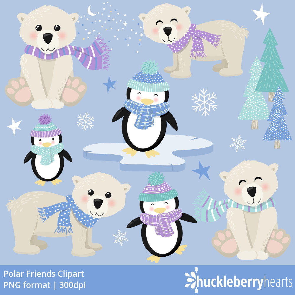 Clipart Of Polar Bears