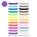 72 Solid Banners in 24 Colors and 3 Styles With Transparent Background ...