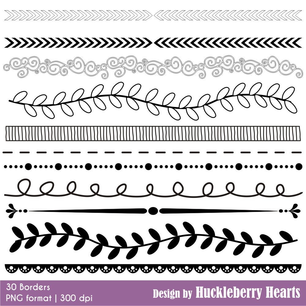 Simple Hand Drawn Border Designs