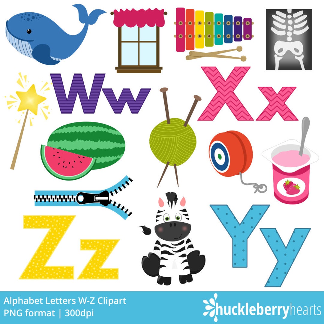 Alphabet Clipart, ABC Clipart, School Clipart, Alphabet Letters ...