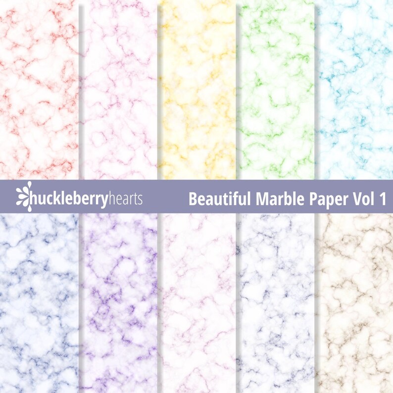 Marble Paper Digital Marble Paper Marble Scrapbook Paper - Etsy