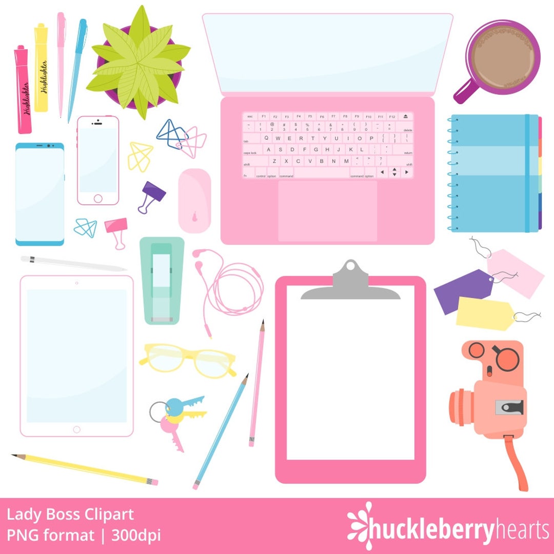 Desktop Clipart, Blogger Clipart, Desktop Mockup, Desktop Clip Art ...
