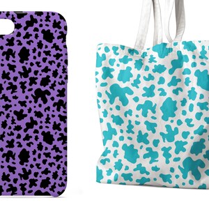 Rainbow Cow Print Patterns, Seamless Cow Print, Cow Digital Paper ...