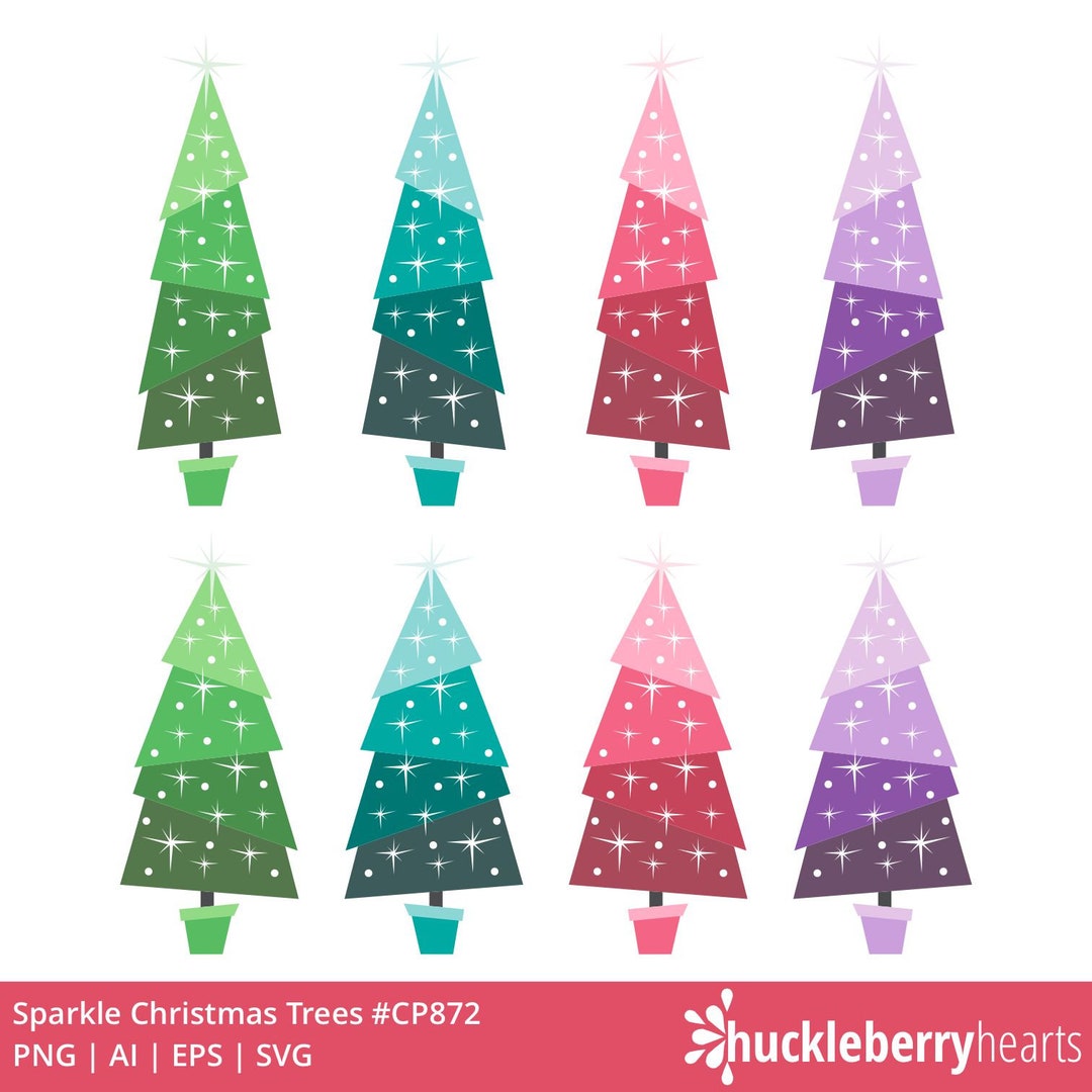 Christmas Tree SVG, Christmas Tree Clipart, Colorful Christmas Tree ...