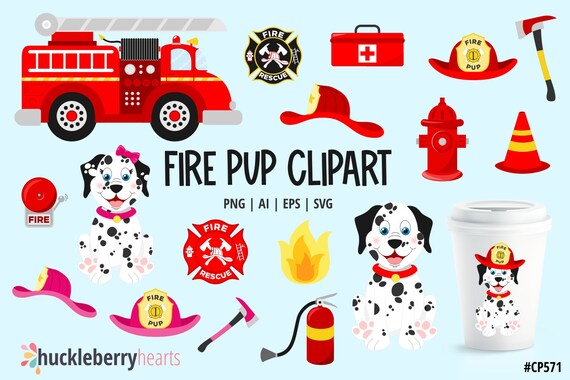 Fire Dalmatian Clipart
