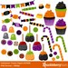Halloween Candy Clipart, Halloween SVG Bundle, Fall Treats PNG, Trick ...