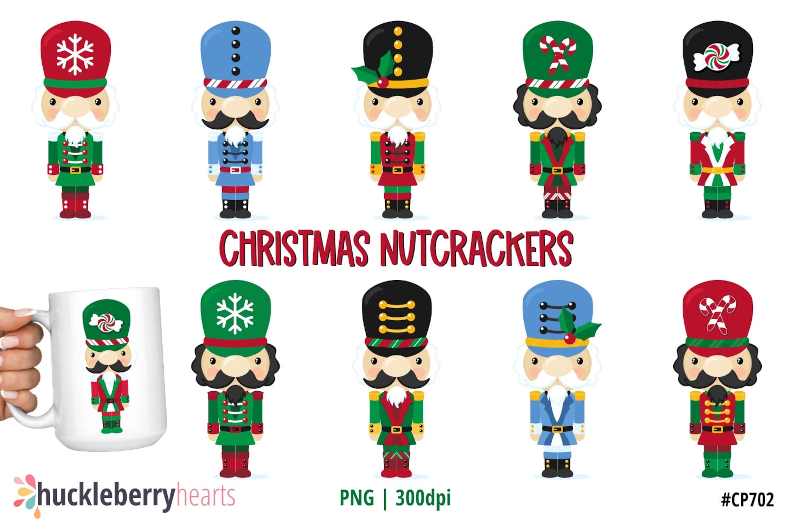Christmas Clipart Nutcracker Clipart Christmas Nutcrackers | Etsy