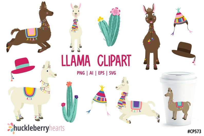 Llama Clipart Llama SVG Llama Clip Art Llamas Alpaca | Etsy