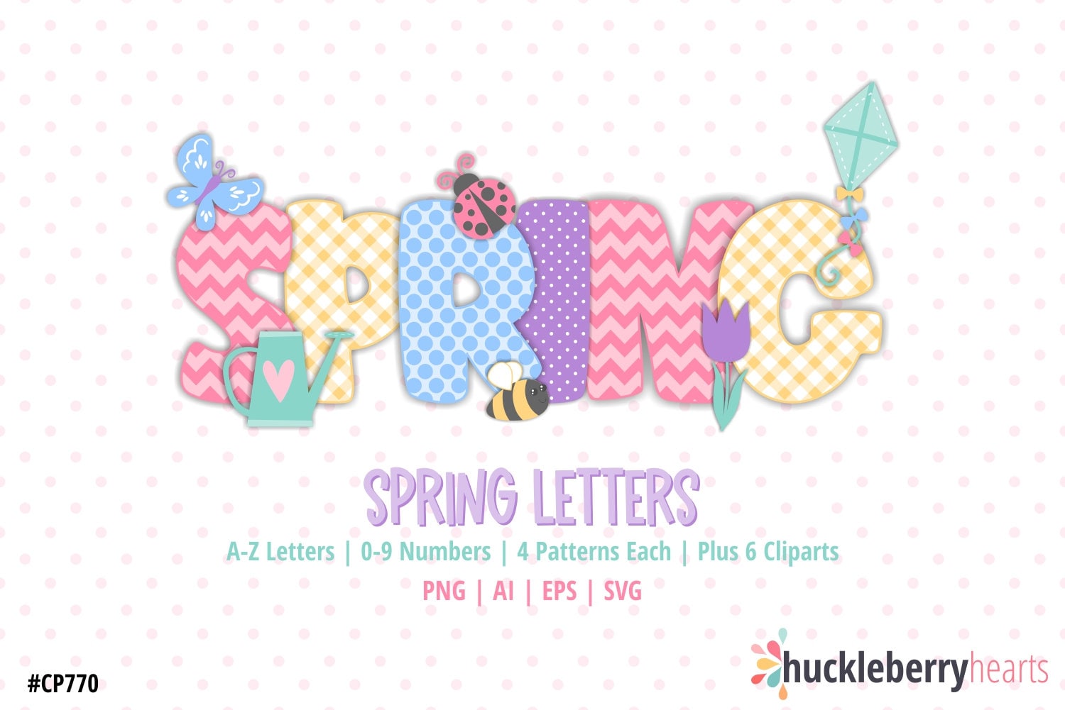 Spring Letters Clipart Alphabet Letters Svg Spring Letters - Etsy