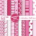 Valentine Paper, Valentine's Day Paper, Valentine Scrapbook Paper ...