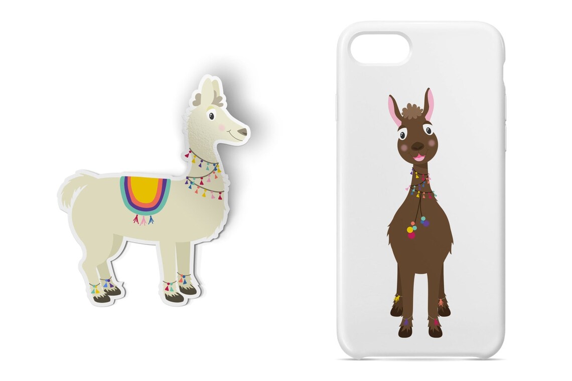 Llama Clipart Llama SVG Llama Clip Art Llamas Alpaca | Etsy