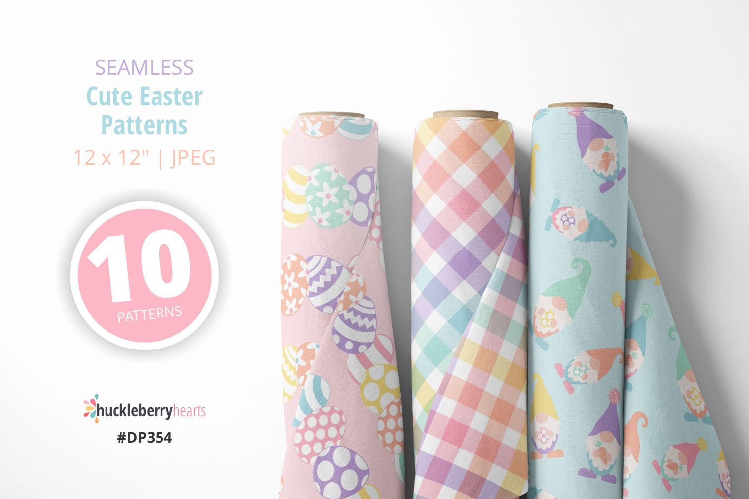 Cute Easter Digital Patterns, Seamless Easter Patterns, Easter Digital ...