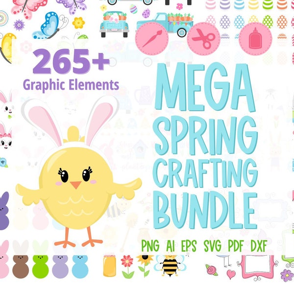 Spring Clipart - Etsy