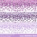 Purple Confetti Clipart Set, Digital Confetti, Confetti Digital Paper ...