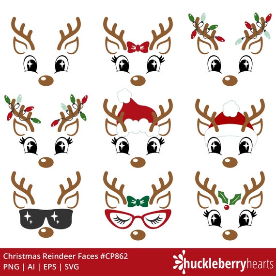 Emojis Printable Reindeer