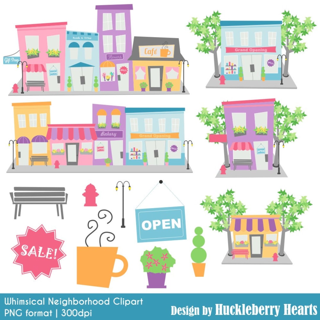 City Neighborhood Clipart