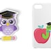 Graduation Owls Clipart Graduation Owls Svg School Owls - Etsy