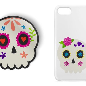 Sugar Skulls, Sugar Skulls SVG, Halloween Clipart, Skull Clipart ...