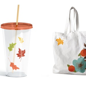 Fall Flowers Clipart, Fall Flowers SVG Bundle, Flowers SVG, Fall ...