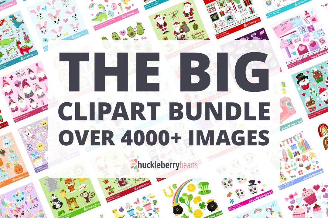 Clipart Bundle, Printable, Small Commercial Use - Etsy
