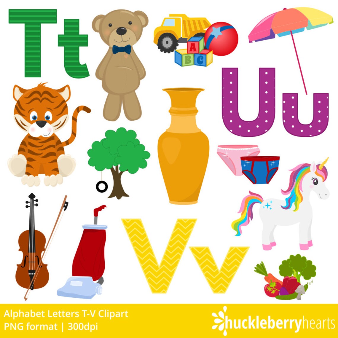 Alphabet Clipart, ABC Clipart, School Clipart, Alphabet Letters ...