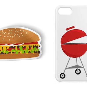 BBQ Clipart, Grill Clipart PNG, Summer Picnic SVG, Summer Svg Bundle ...