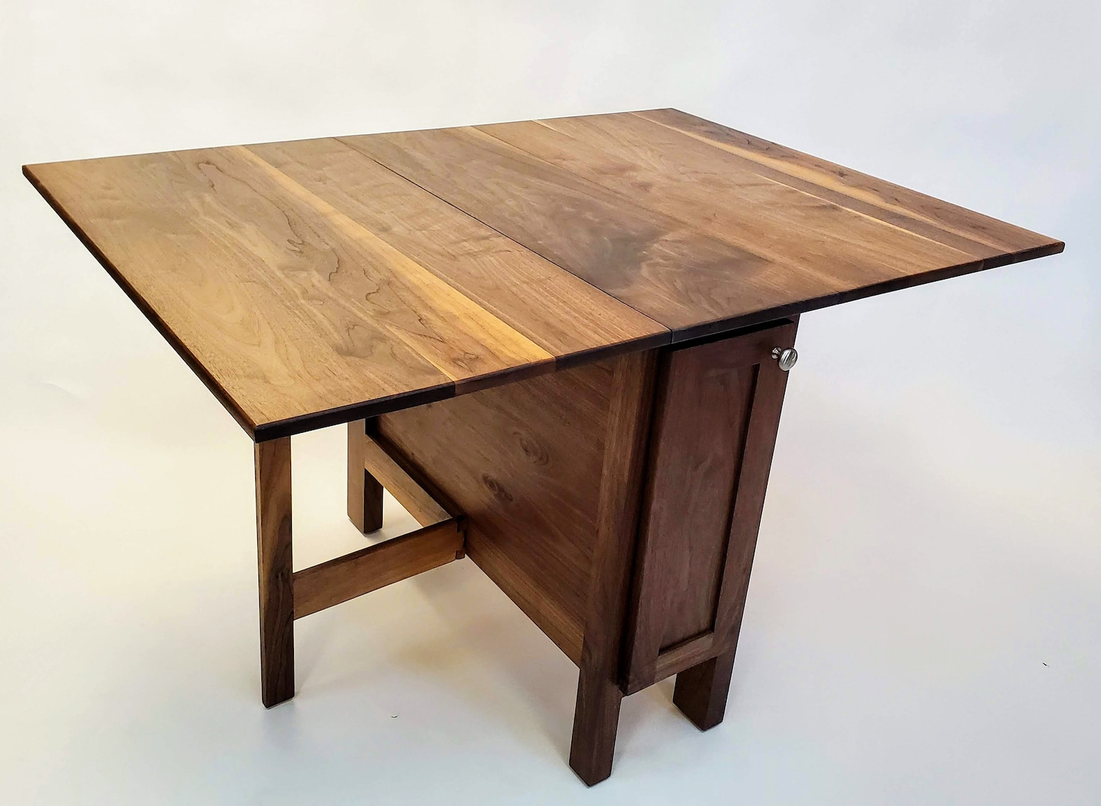 Walnut Drop Leaf Dining Table - Etsy