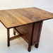 Walnut Drop Leaf Dining Table - Etsy