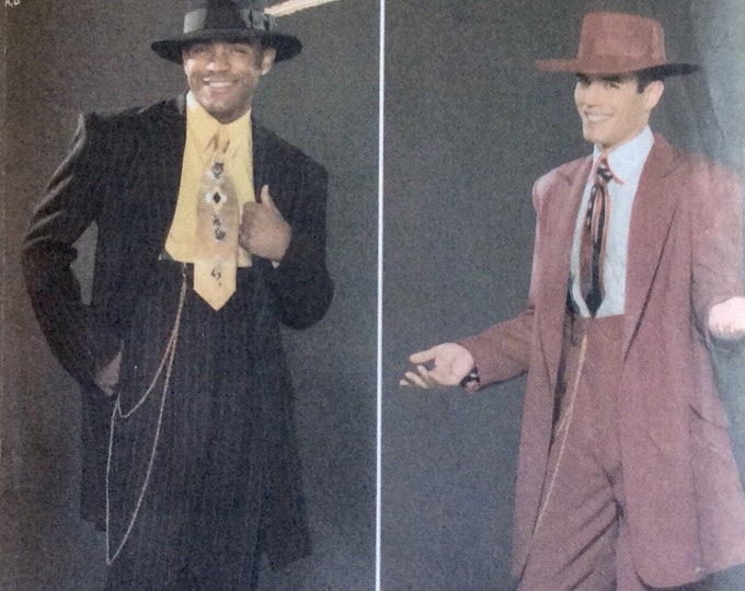 Simplicity Pattern 4585 Men’s Zoot Suit Costume 30’s/40’s Swing Dance ...
