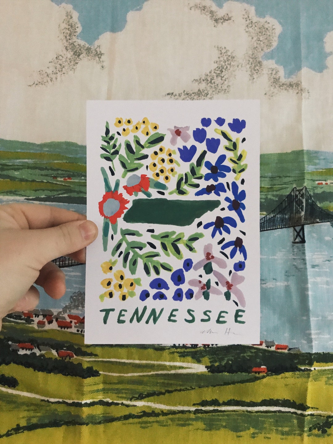 Tennessee Print - Etsy