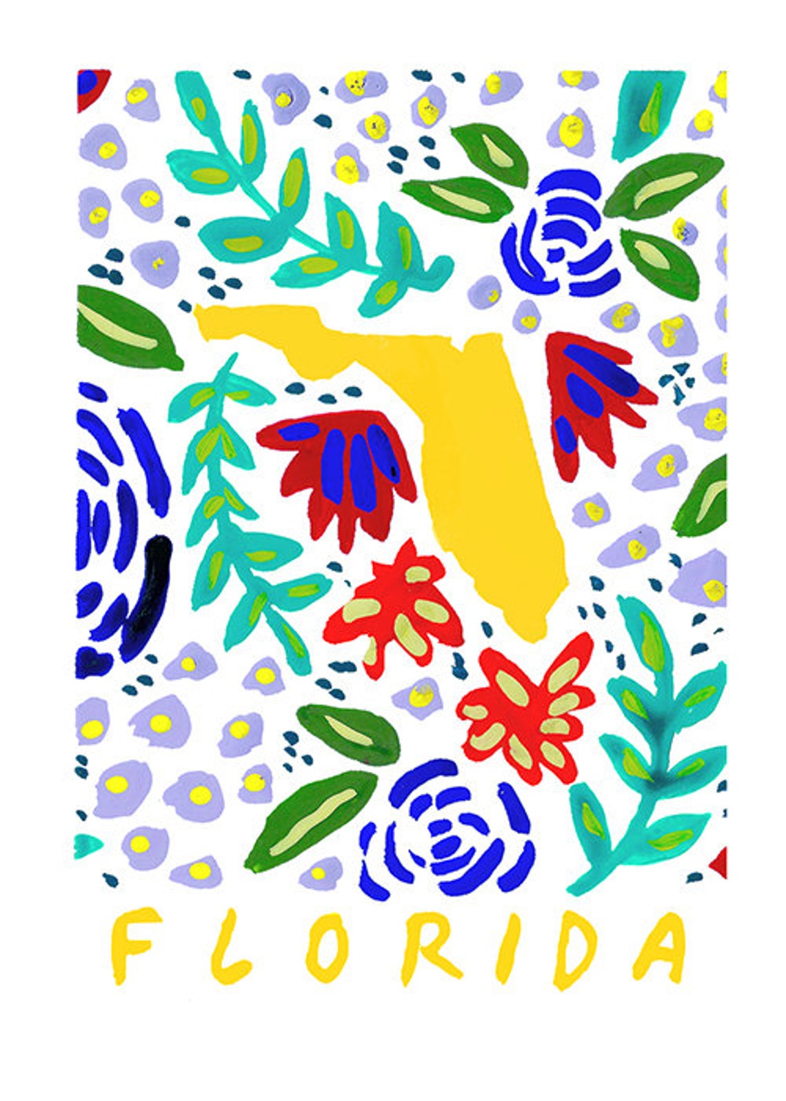 Florida Print - Etsy