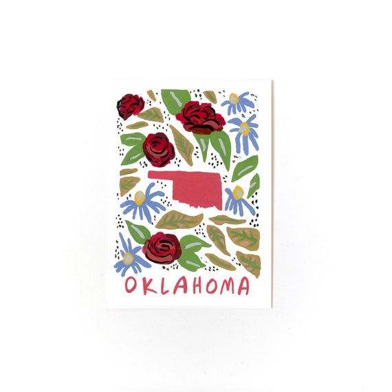Oklahoma Print - Etsy