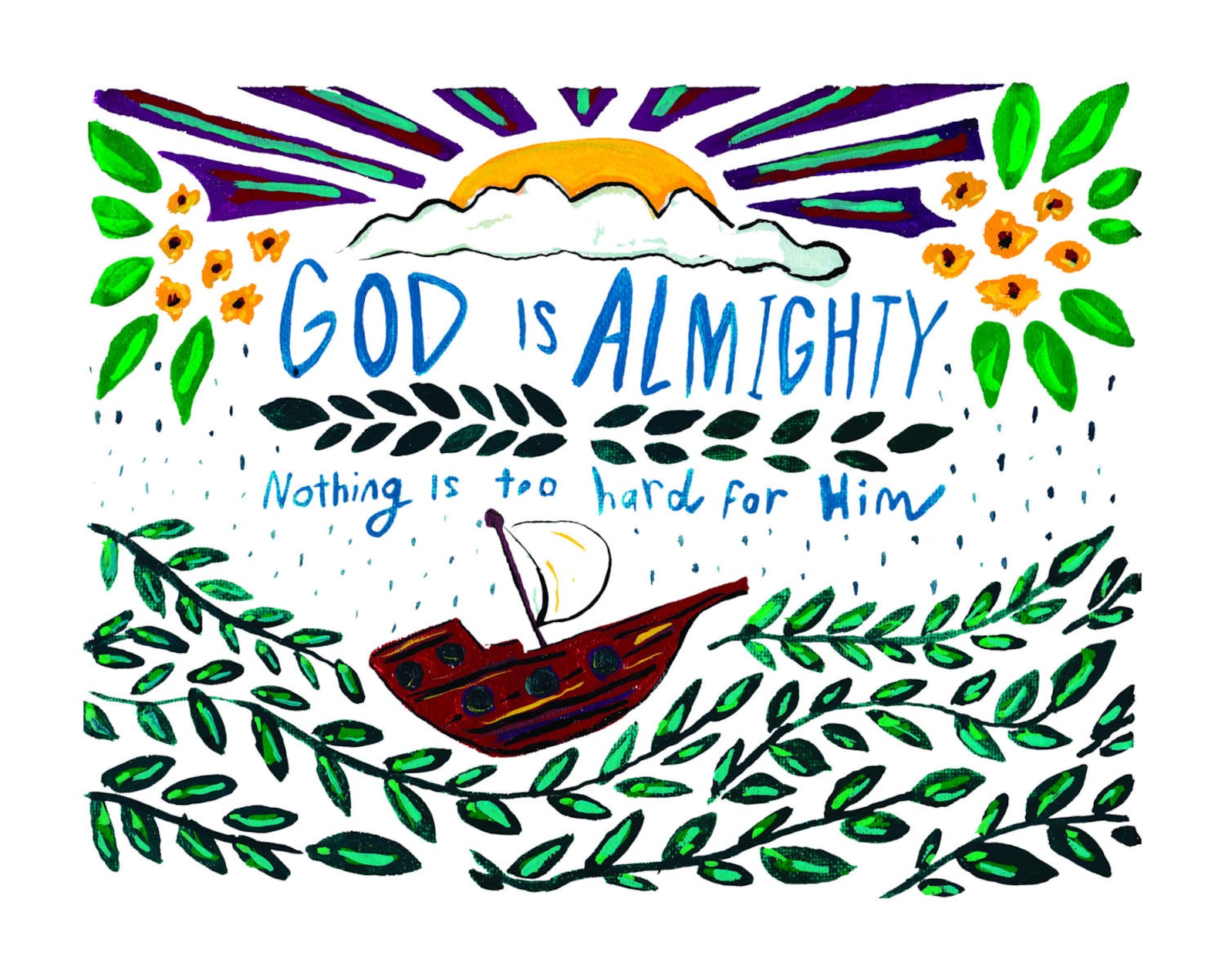 God is Almighty 8 X 10 Print - Etsy