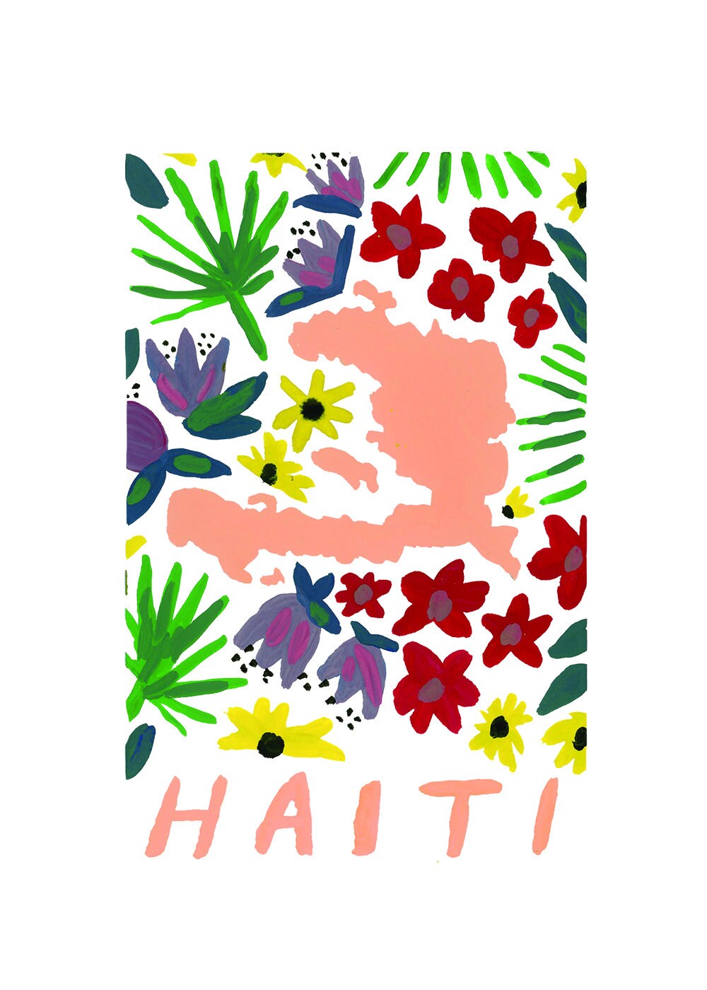 Haiti Print - Etsy