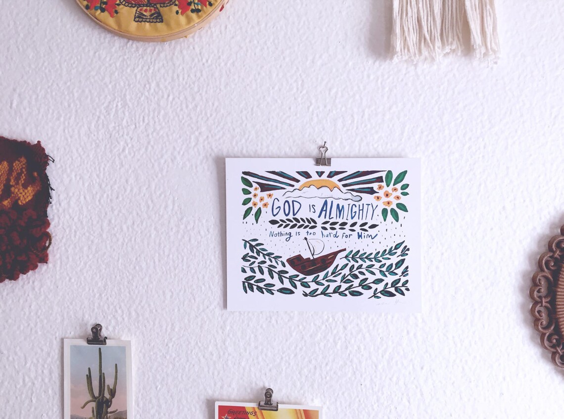 God is Almighty 8 X 10 Print | Etsy