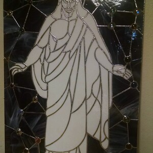 Stained Glass Picture of the Christus - Etsy