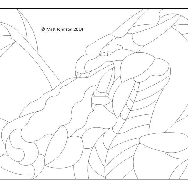 Stained Glass Dragon - Etsy