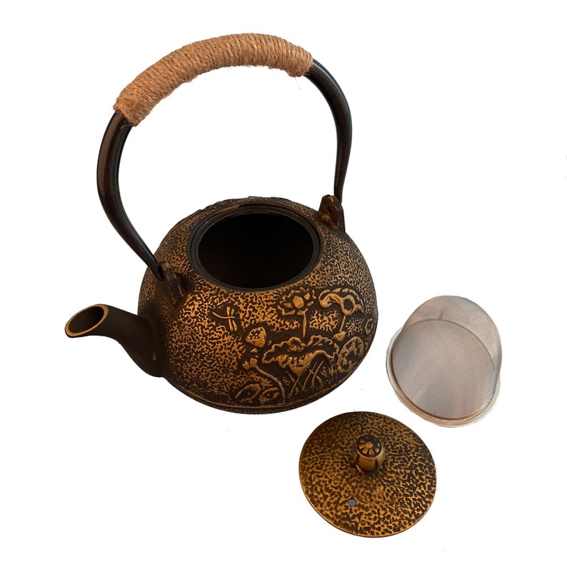 MCT031 1.2L Tea Pot Good Heavy Quality Cast Iron Teapot Pot for Tea Tea ...