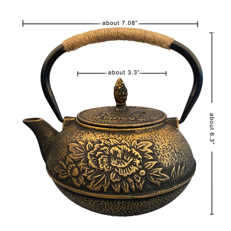 MCT007A 800ml Good Heavy Quality Cast Iron Teapot pot for | Etsy