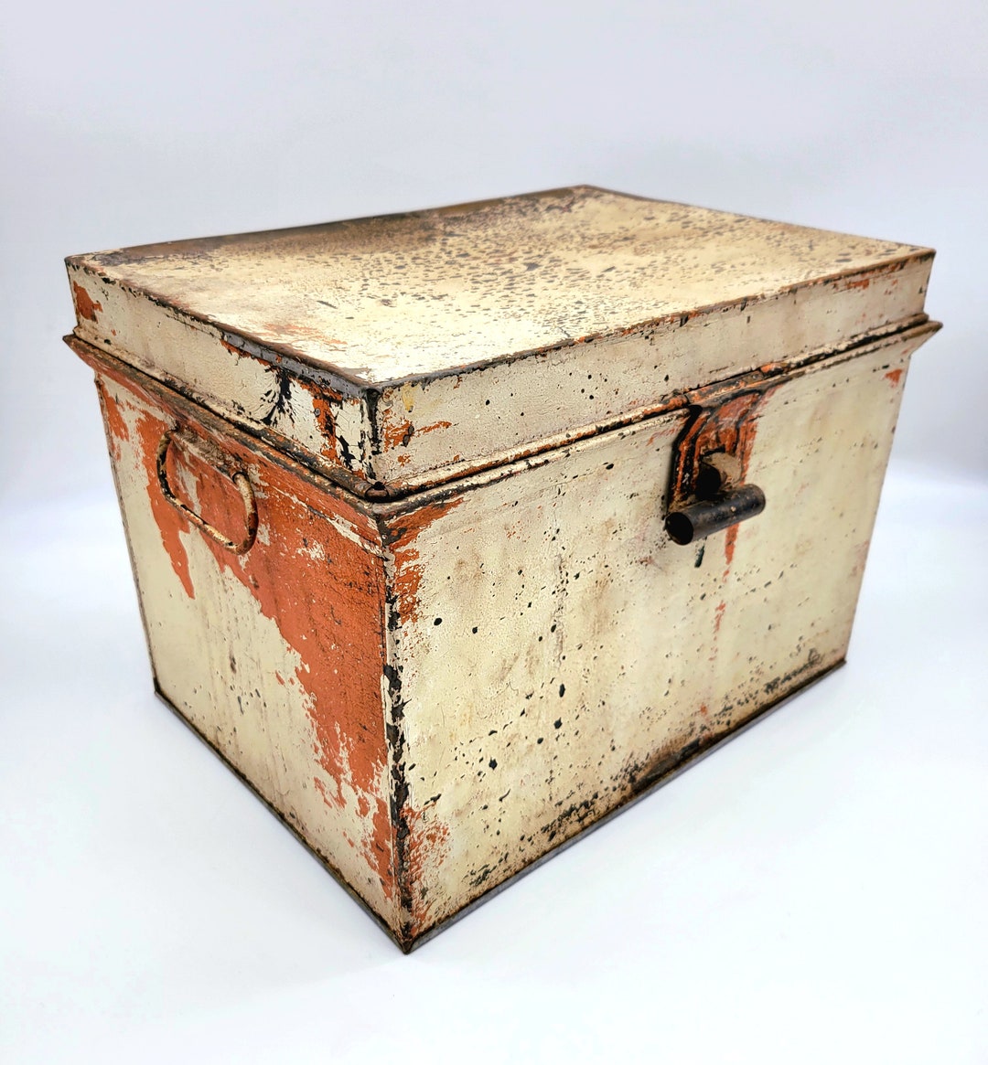 Vintage Kreamer Ware Tin Breadbox W/latch - Etsy